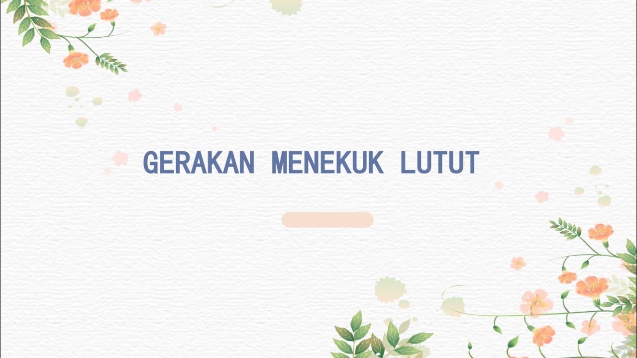 💛 Gerakan Menekuk Lutut dan Permainan Menekuk Lutu Yang Bisa Dilakukan ...