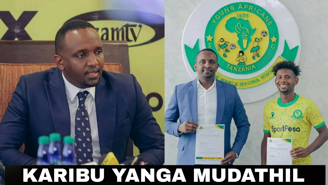 🔴Rasmi Uongozi Wa Yanga Wamtambulisha MUDATHIL YAHYA Kutoka AZAM ASAINI ...