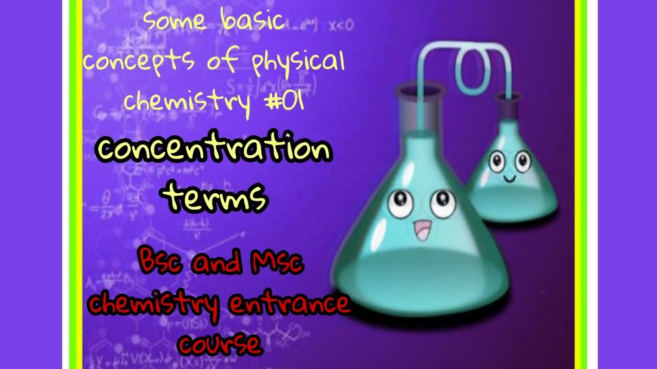 Concentration terms#01|solution|w/w%|w/v%|v/v%|mole fraction| every ...