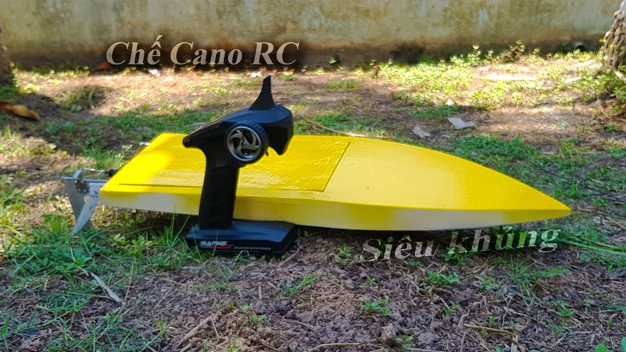 Chế Cano RC siêu khủng - Brushless motor - YouTube