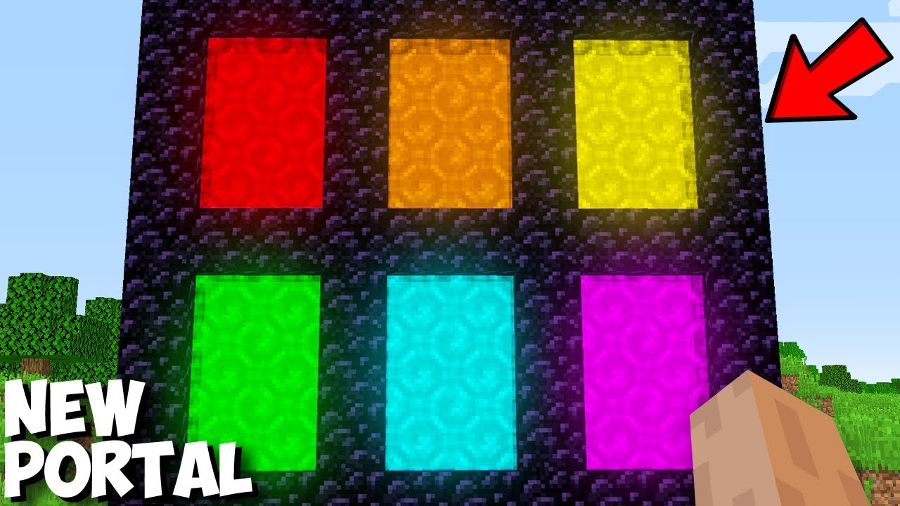 I found NEW SECRET PORTALS in Minecraft! DIAMOND VS WATER VS LAVA VS ...