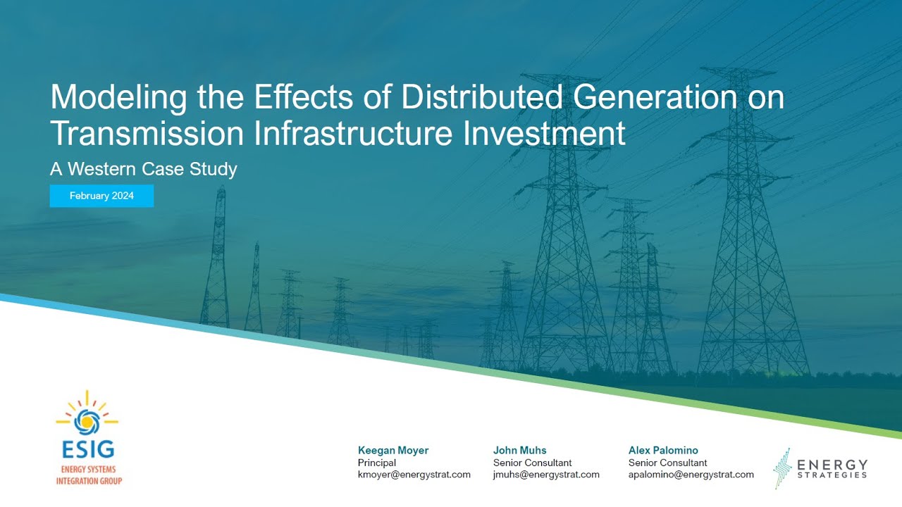 Webinar: DER Transmission Study Overview and Findings - YouTube