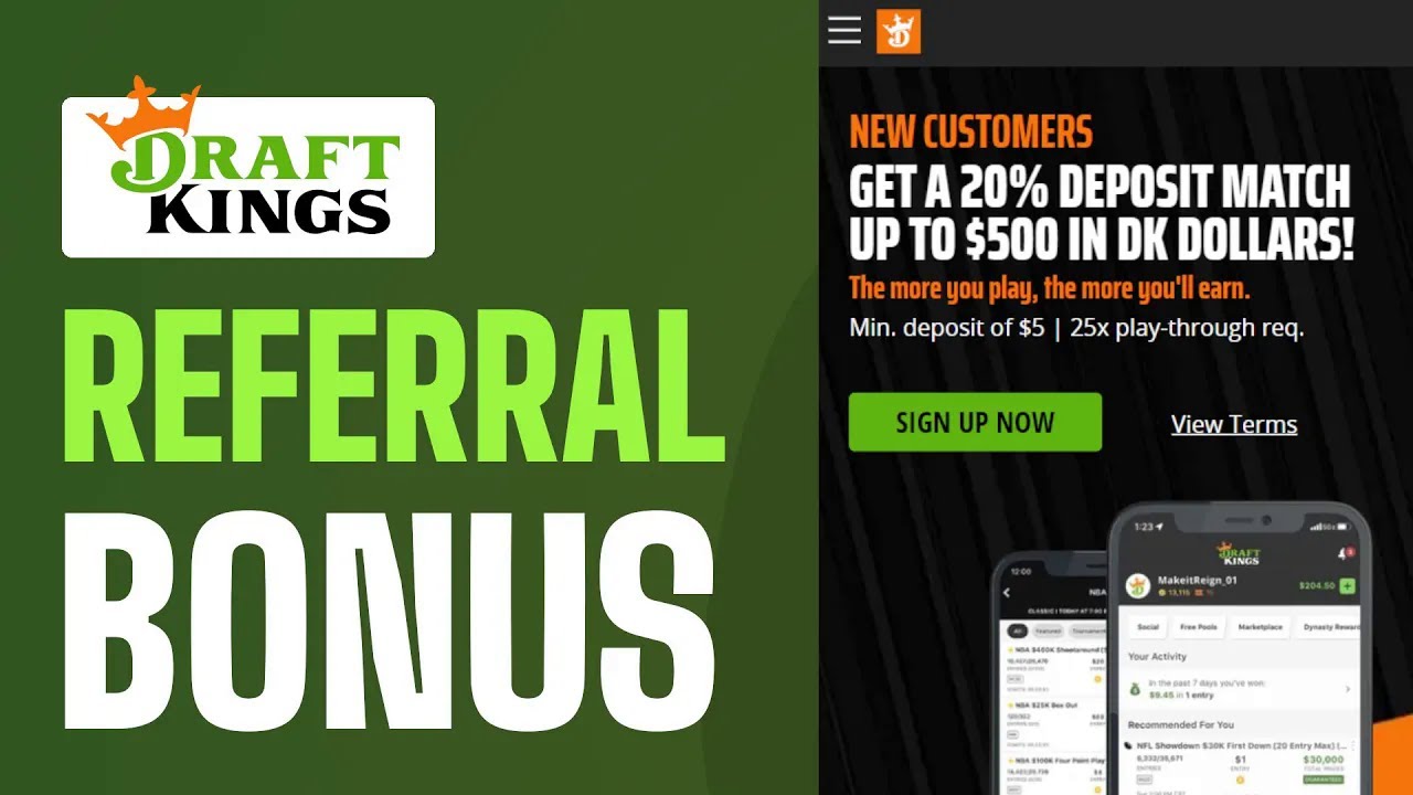 How To Get DraftKings Referral Bonus - Full Guide 2025 - YouTube