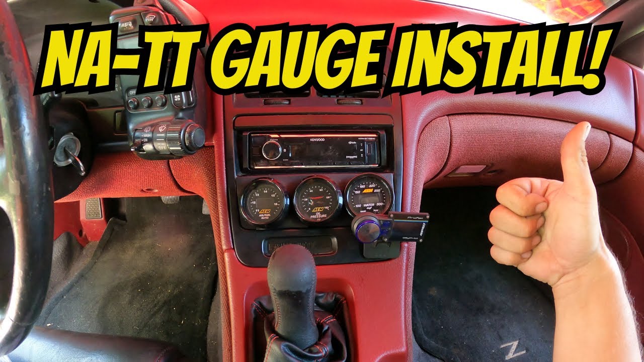 How to Install Gauges in a Nissan 300zx! - YouTube