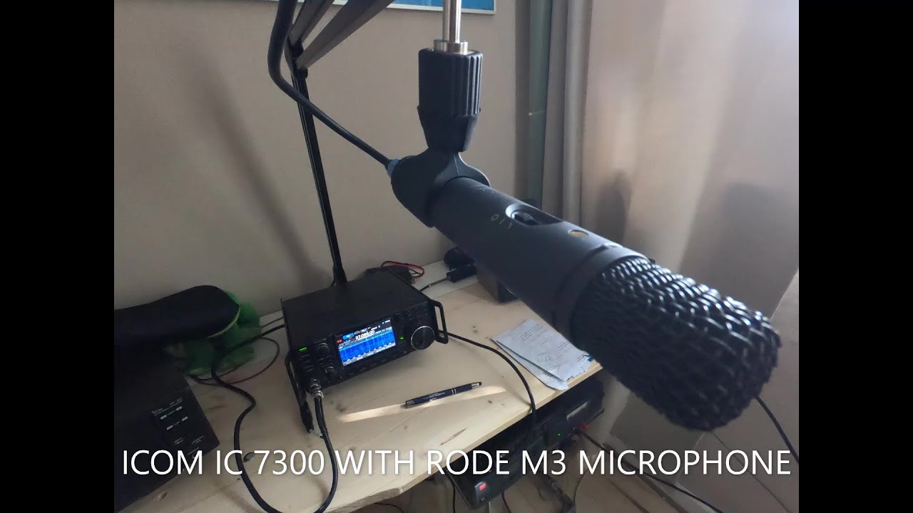 ICOM IC 7300 -WITH RODE M3 MULTI POWERED STUDIO CONDENSER MICROPHONE ...