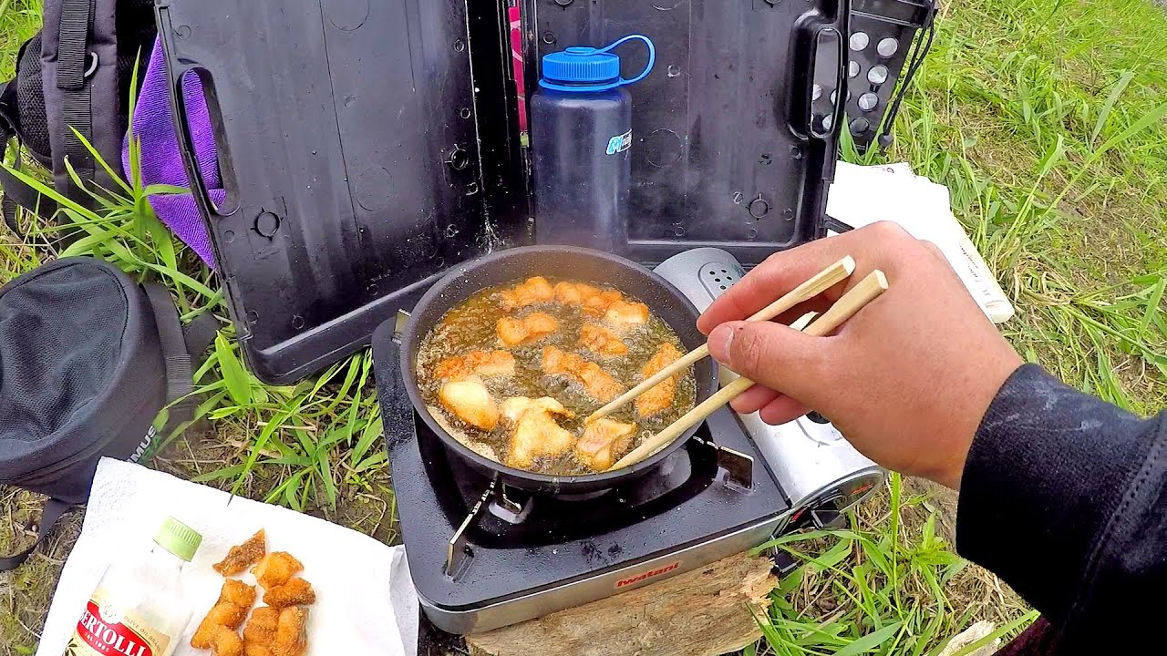 Cook and Then Catch? | Channel Catfish Shore Lunch | - YouTube