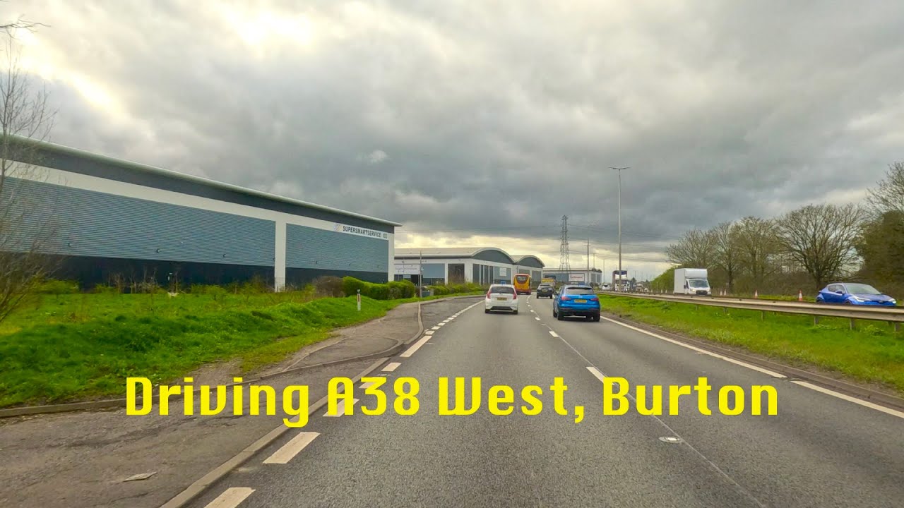 Driving A38 West From M1 Motorway - YouTube