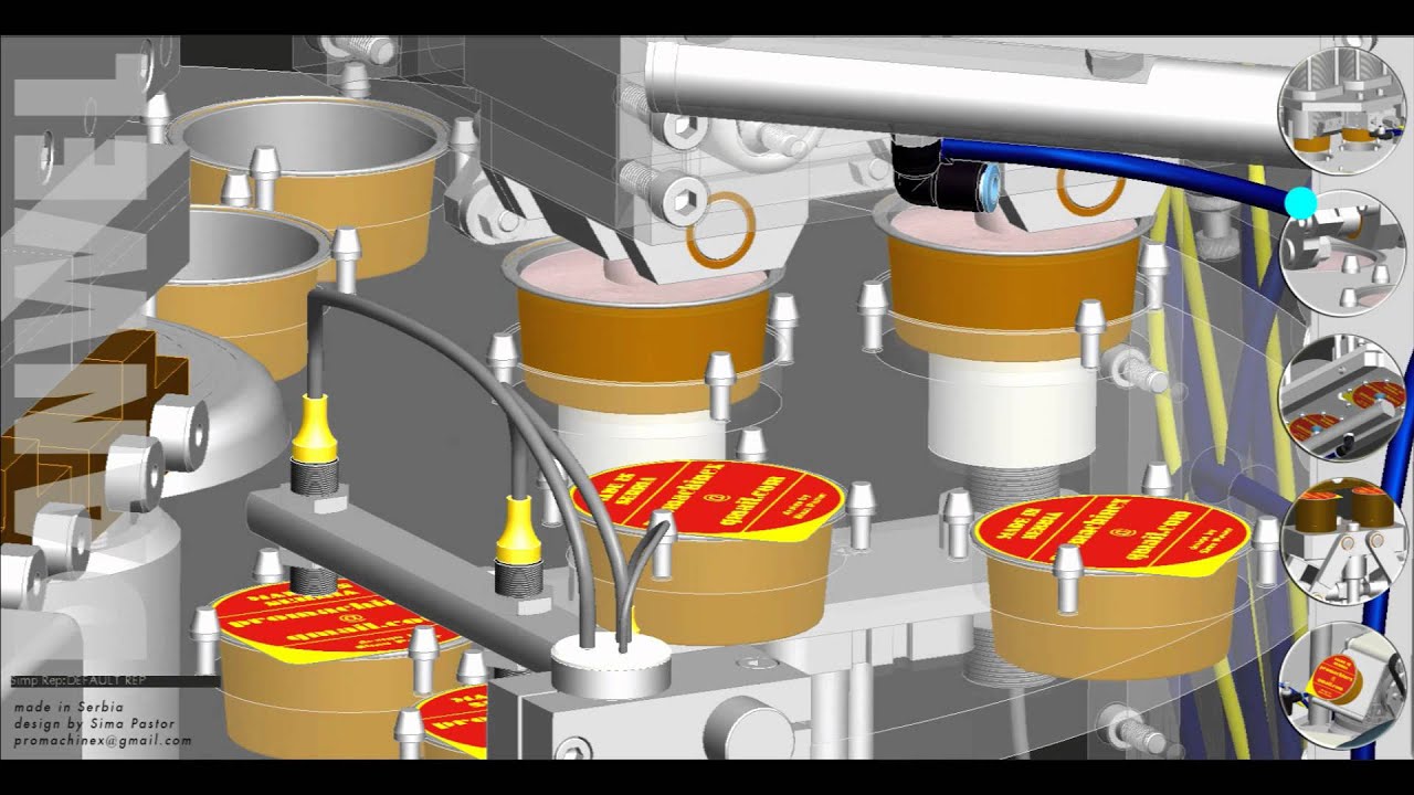 Technical Animation of Packaging Machine - YouTube