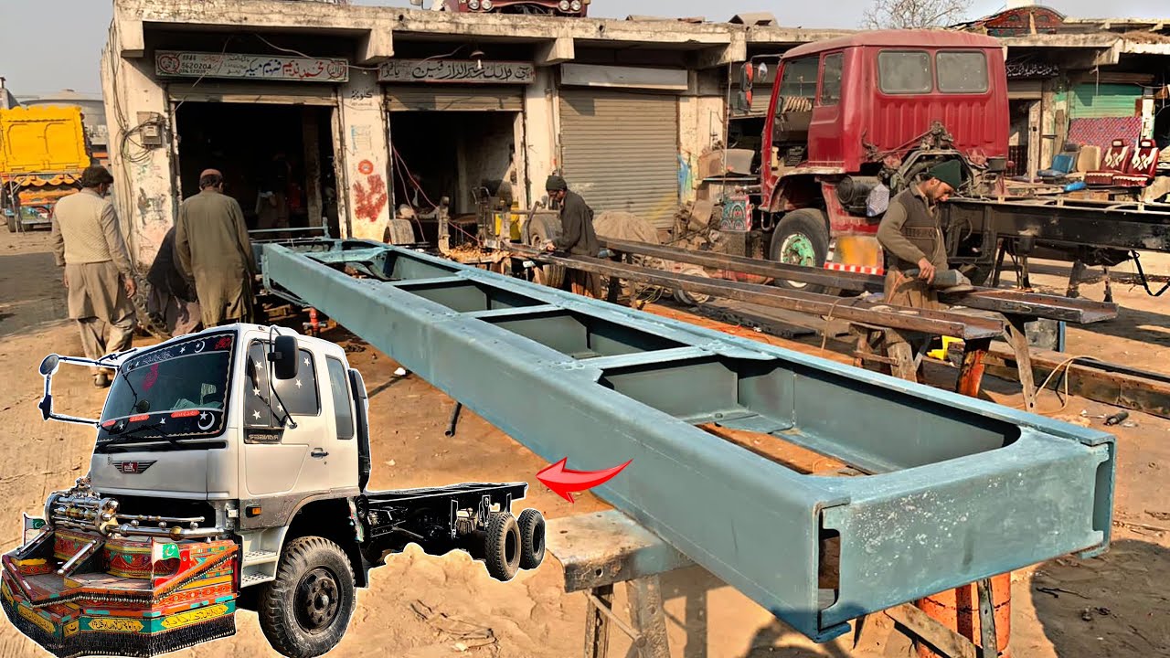 Handmade Manufacturing Truck Body Fram Production of Hino Truck Fram in ...
