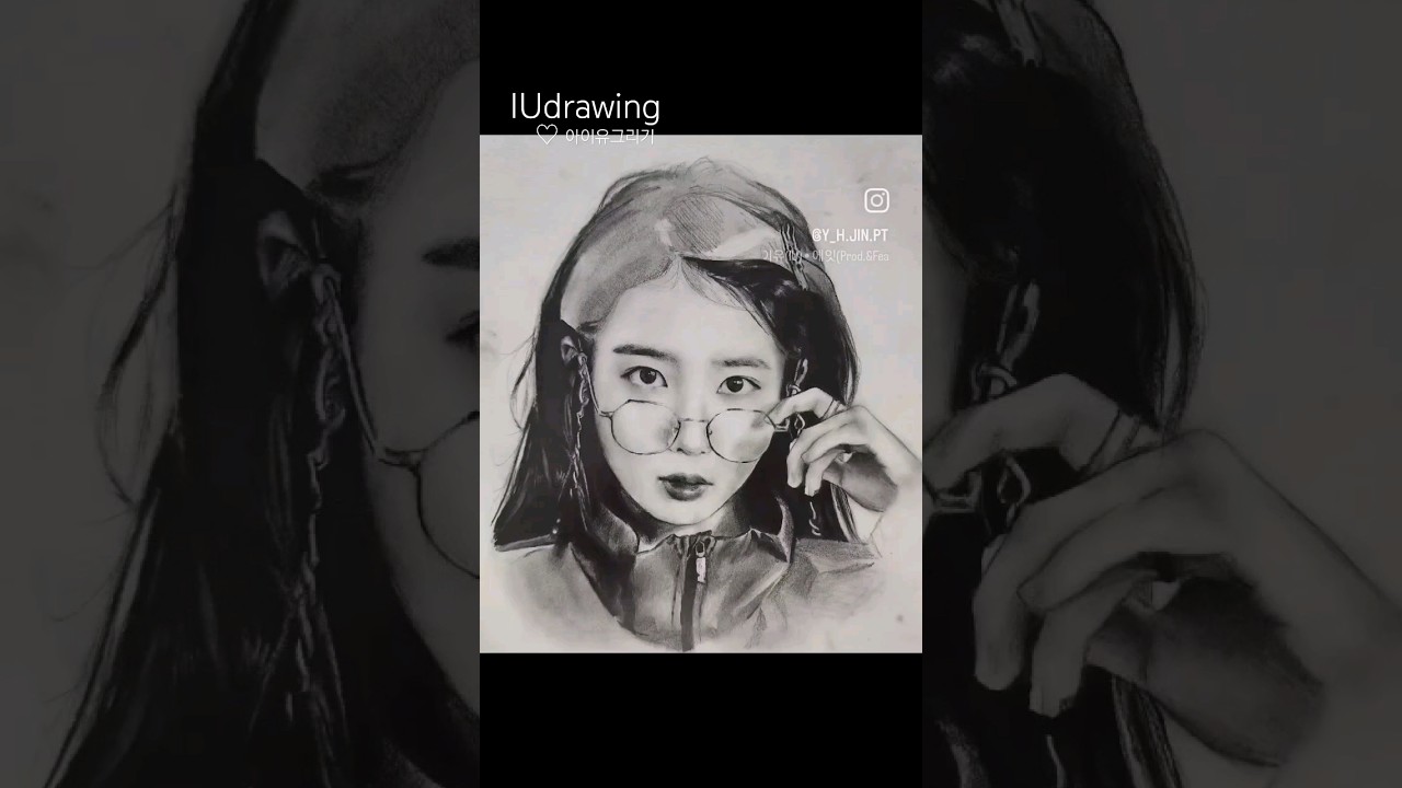 IU 아이유 그리기 ♡ #drawing #IU #iudrawing #pencildrawing #인물소묘 #아이유 #아이유그리기 ...