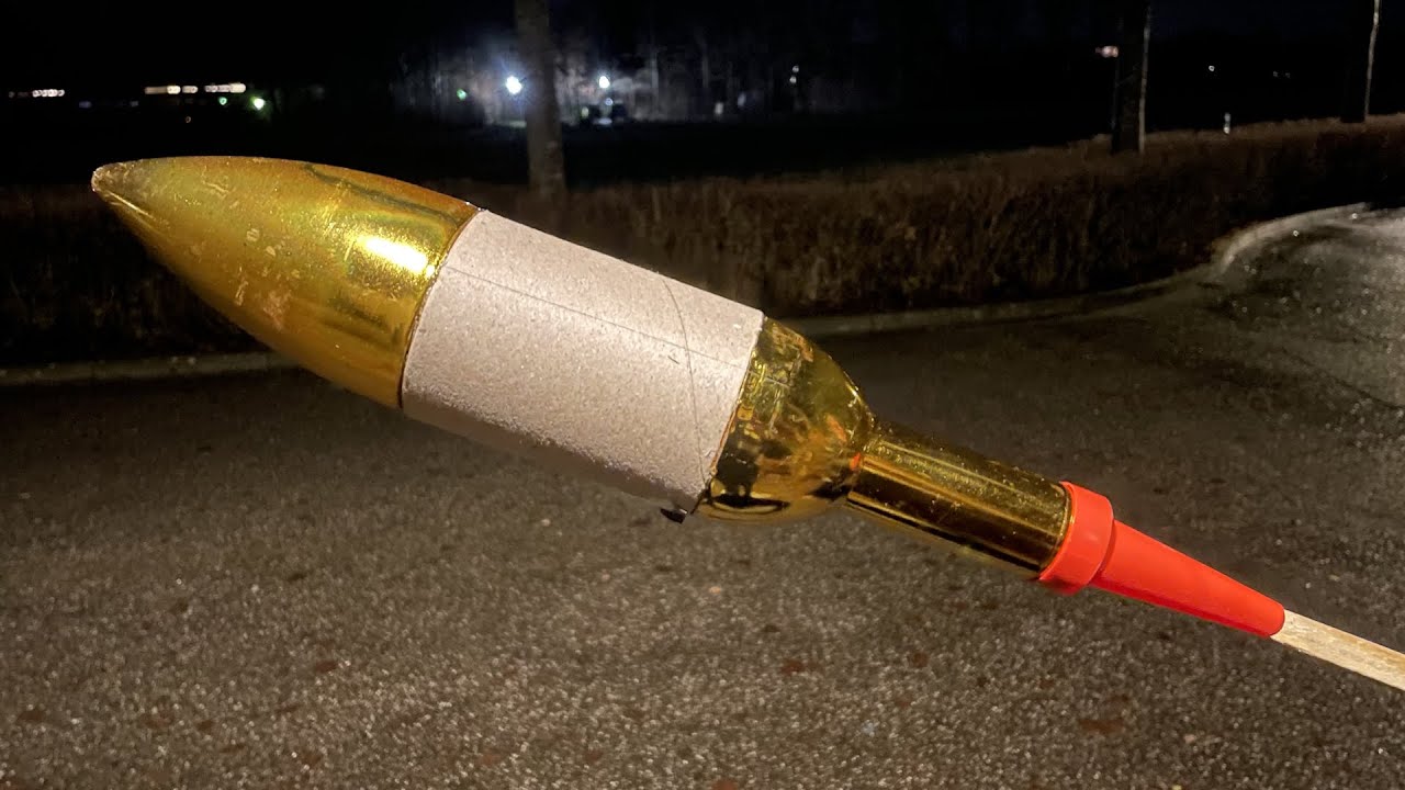 KÆMPE 175 Gram Cylinder Raket - YouTube