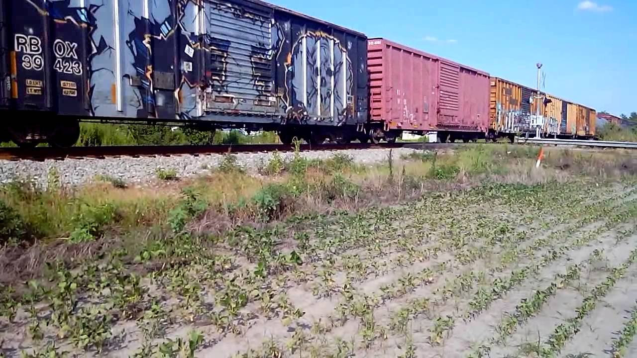 CSX q-471-28/going track speed/clear signal South - YouTube
