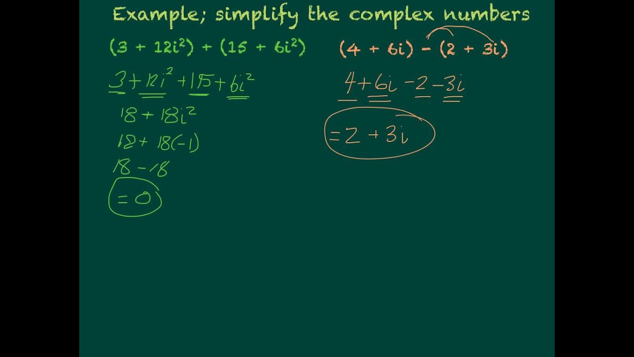 Add, Subtract & Multiply Complex Numbers - YouTube