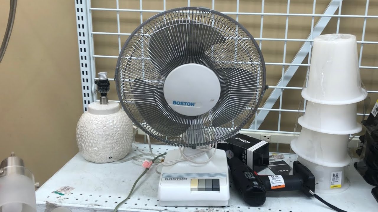 Boston Table Fan 12” (Quick Test) - YouTube