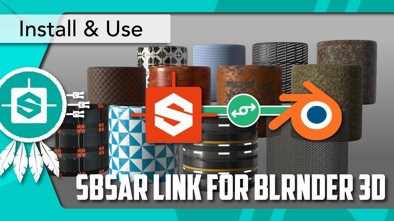 [BLENDER] SBSAR Link Install and Use Guide - YouTube
