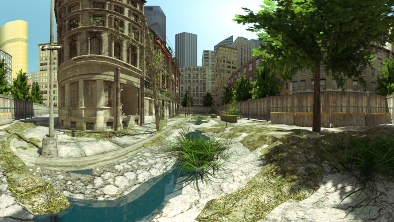 360 VR Post Apocalyptic Fallout 4 Abandoned City - YouTube