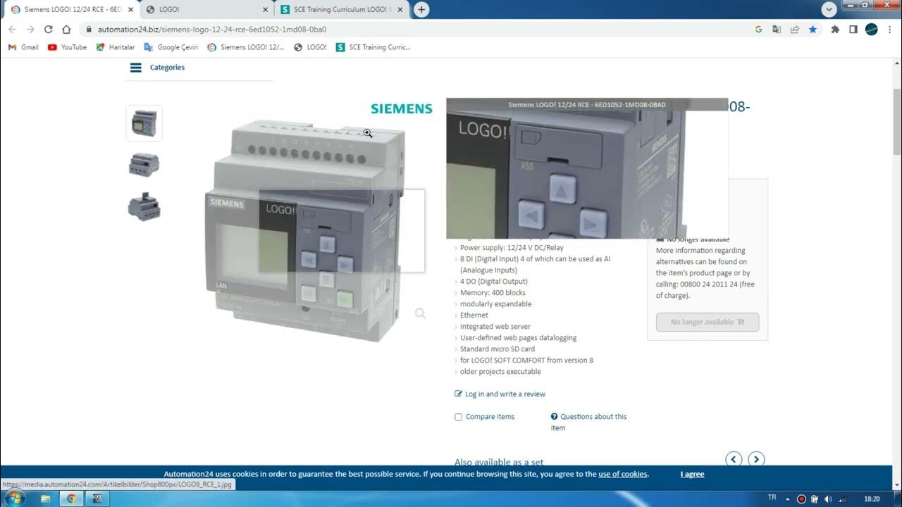 Siemens LOGO! Soft Comfort Programming PLC using Ladder Diagram - YouTube
