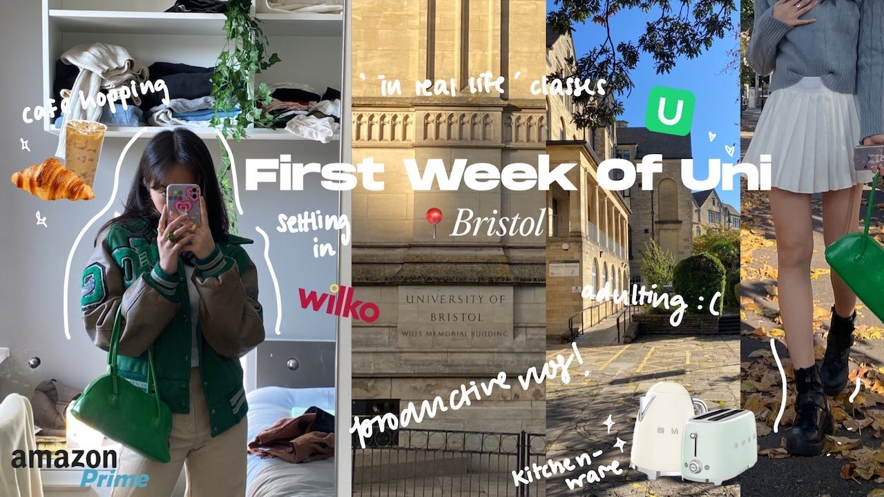 productive first week in uni // settling in, exploring, classes - YouTube