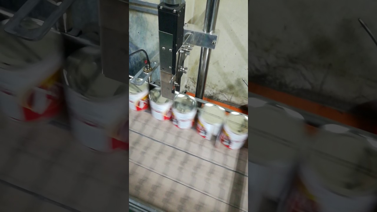 Hitachi Online printing in Condince milk Factory - YouTube