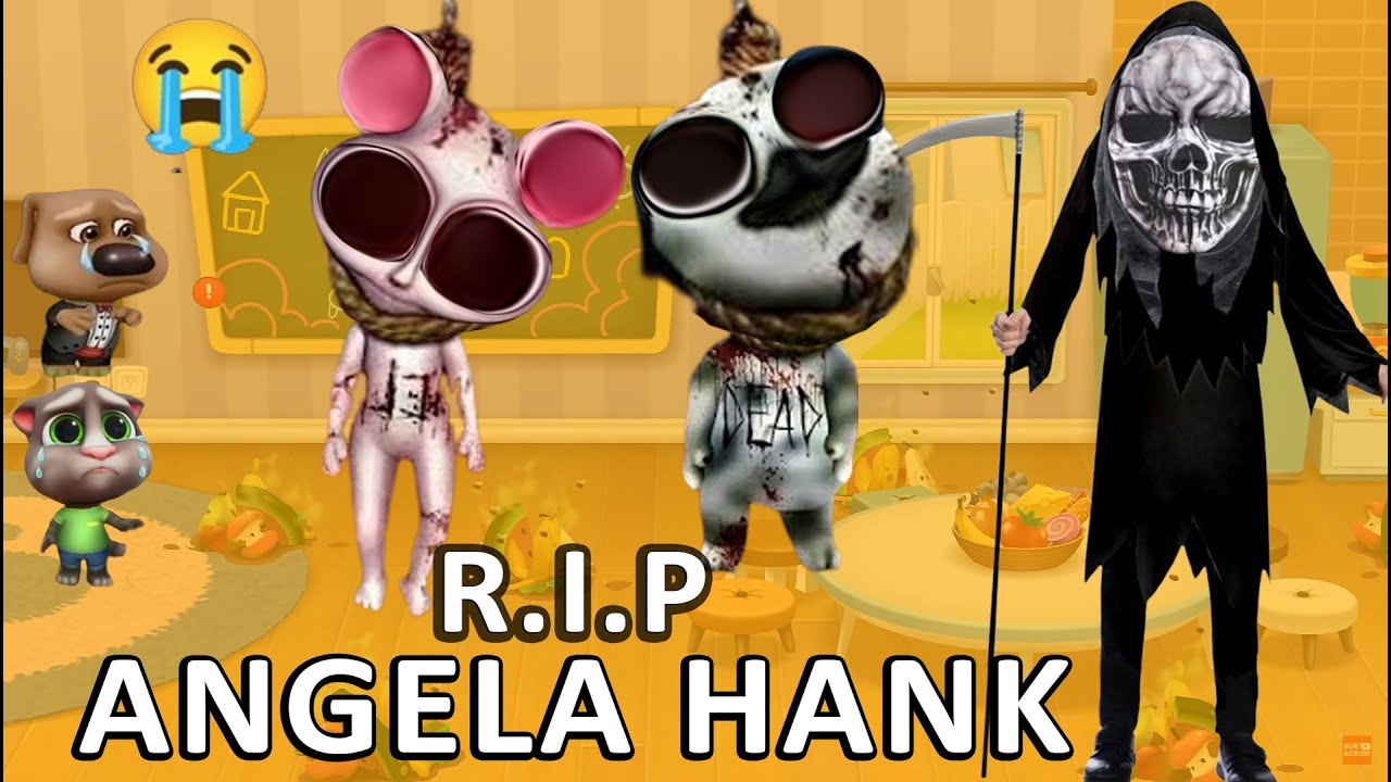 R.I.P ANGELA and HANK 😭 - My Talking Tom Friends - AMONG US FULL screen ...