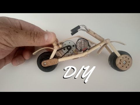 Do İt Yourself Popsicle stick ( Kendin yap motorsiklet)