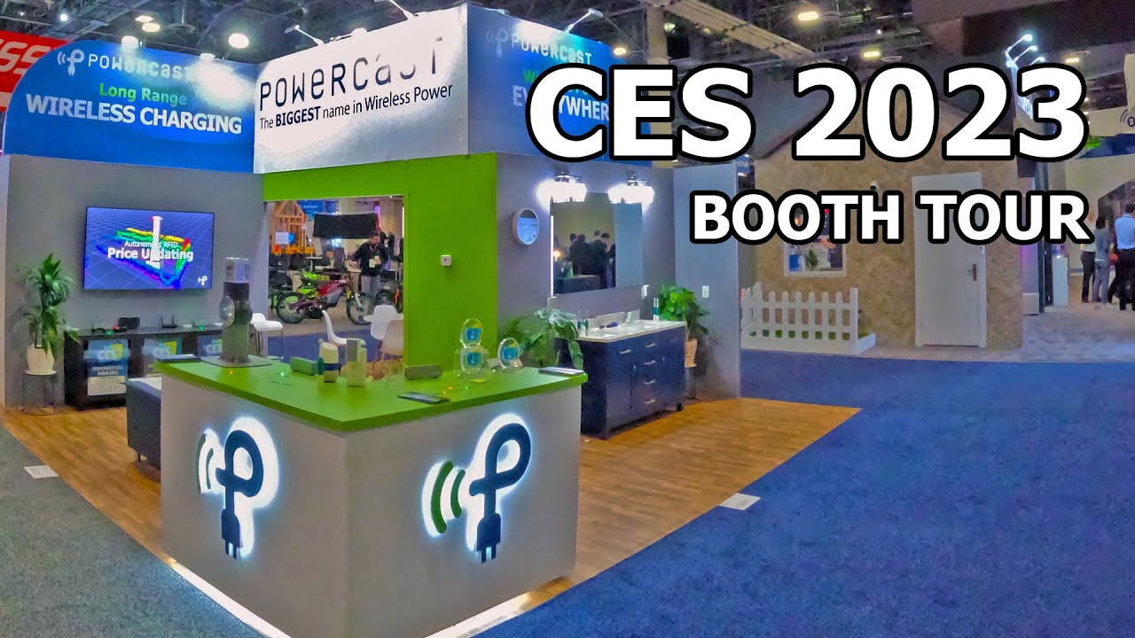 Powercast CES 2023 Quick Booth Tour - YouTube