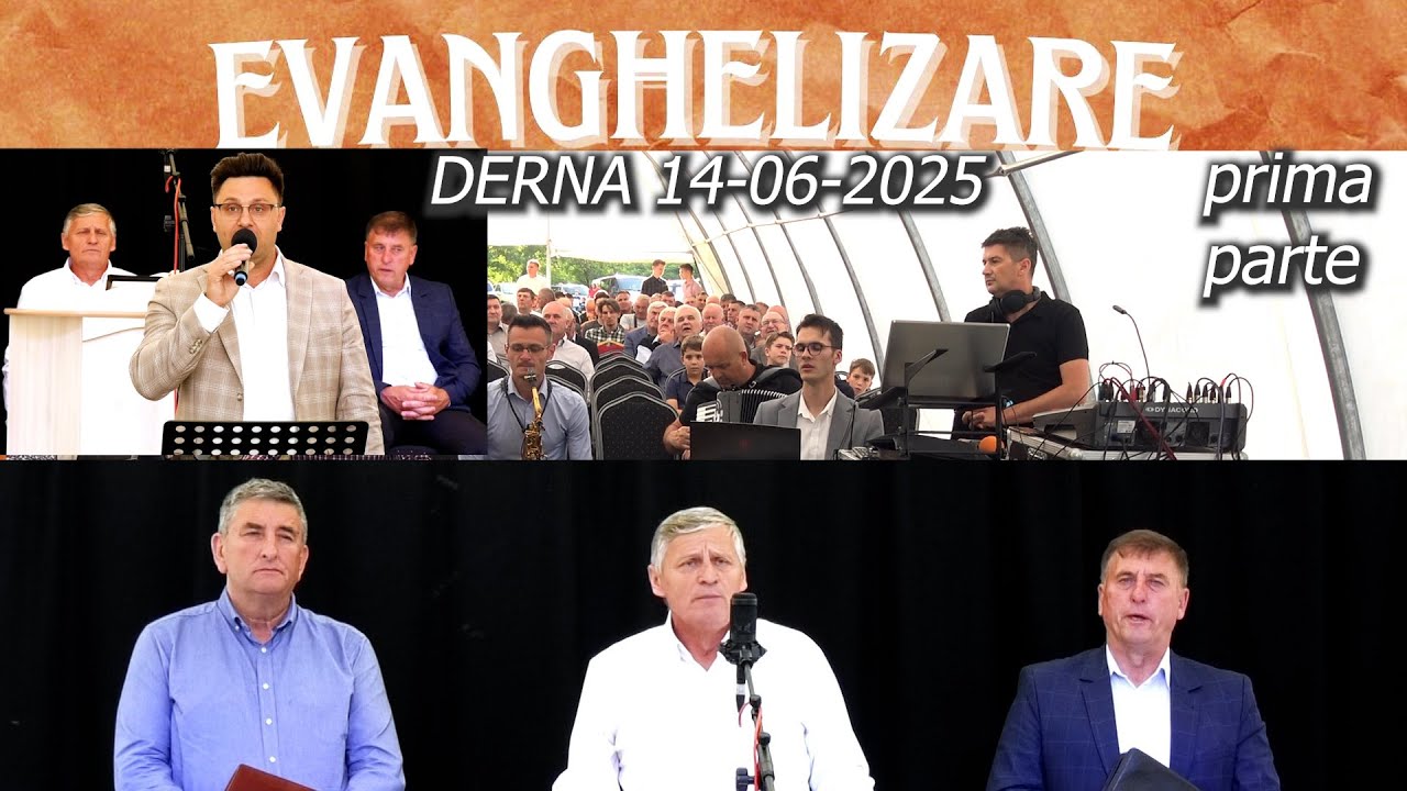 *La cortul Întâlniri* DERNA 14 IUNIE 2025 -Evanghelizare- Prima parte ...