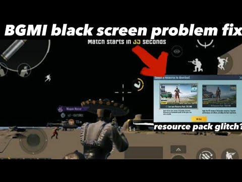BGMI Black screen problem solved | bgmi resource pack problem | black ...