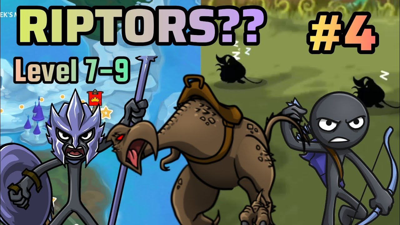 Stick War 3 New CAMPAIGN Chaos Unit Riptor! And Spearos' Army Attack Us! Levels 7-9 On INSANE ...