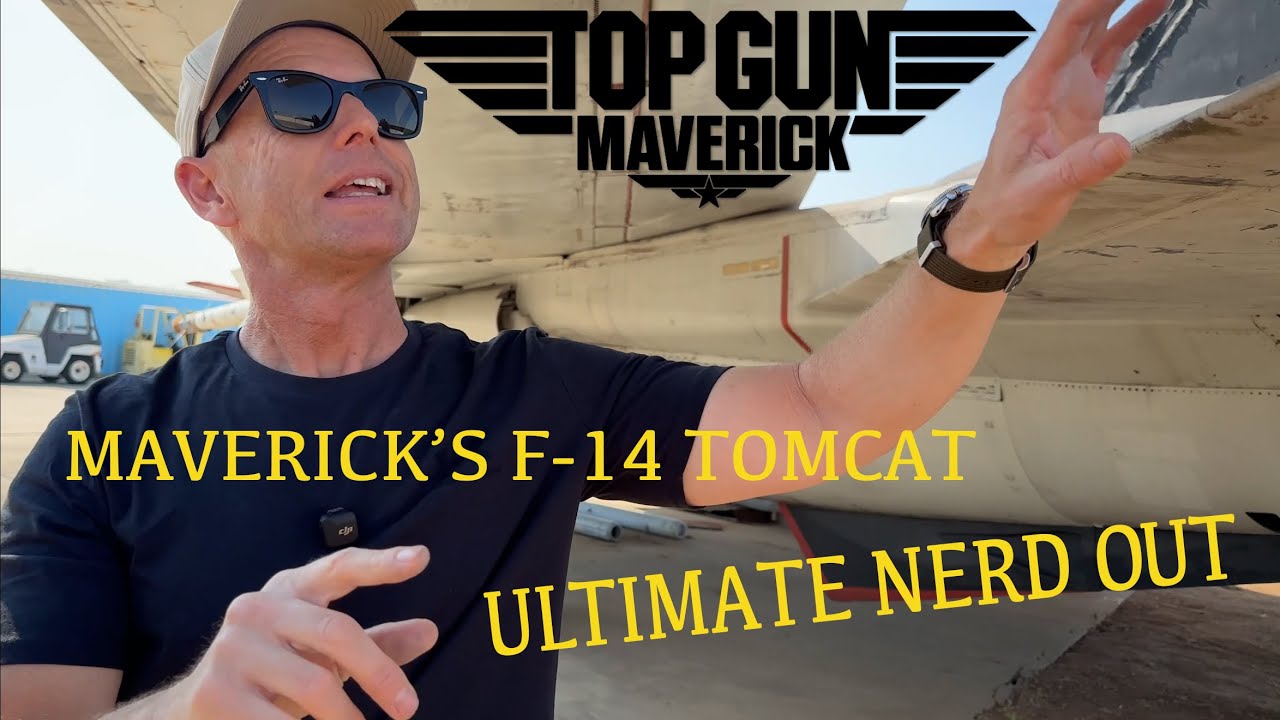Top Gun Mavericks F-14 Tomcat detailed walkaround - YouTube