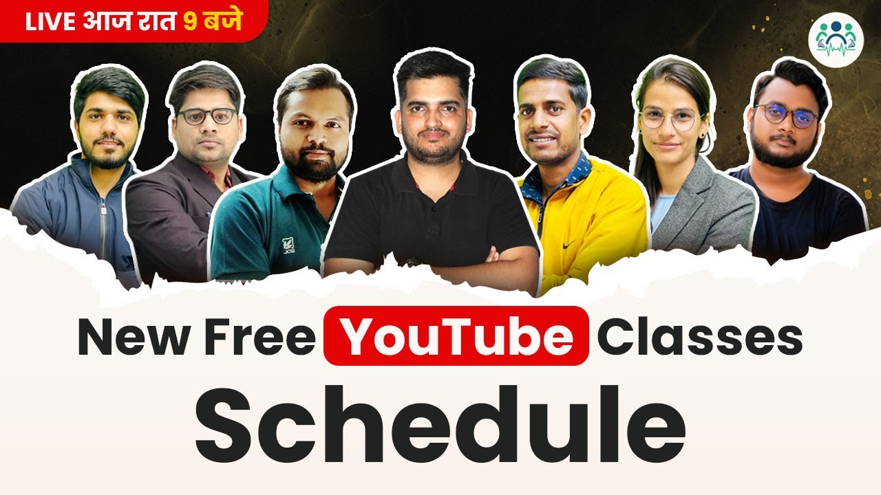 💥FREE YOUTUBE LIVE CLASS SCHEDULE ALL EXAMS BY DEEPAK SIR, Selection ...