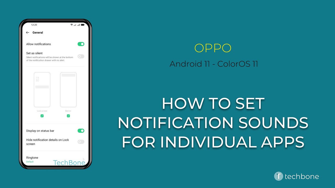 How to Set Notification sounds for individual Apps - Oppo [Android 11 ...