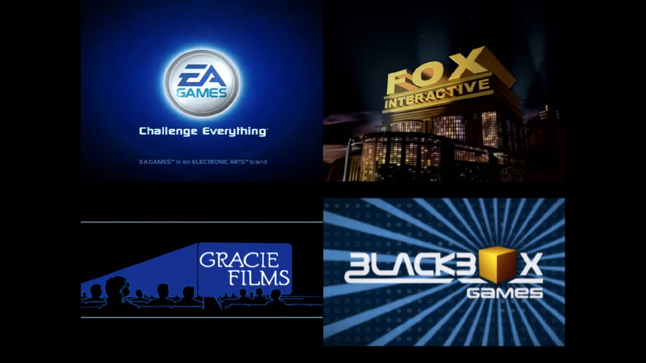 Combo logos: EA Games/Fox Interactive/Gracie Films/Black Box Games ...
