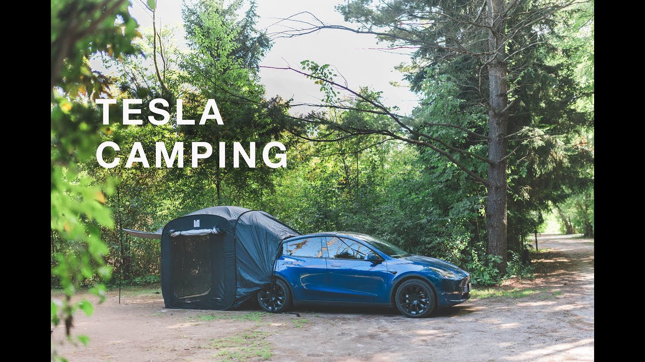 Tesla Y Camping Tent that sets up in less then 20 min! - YouTube