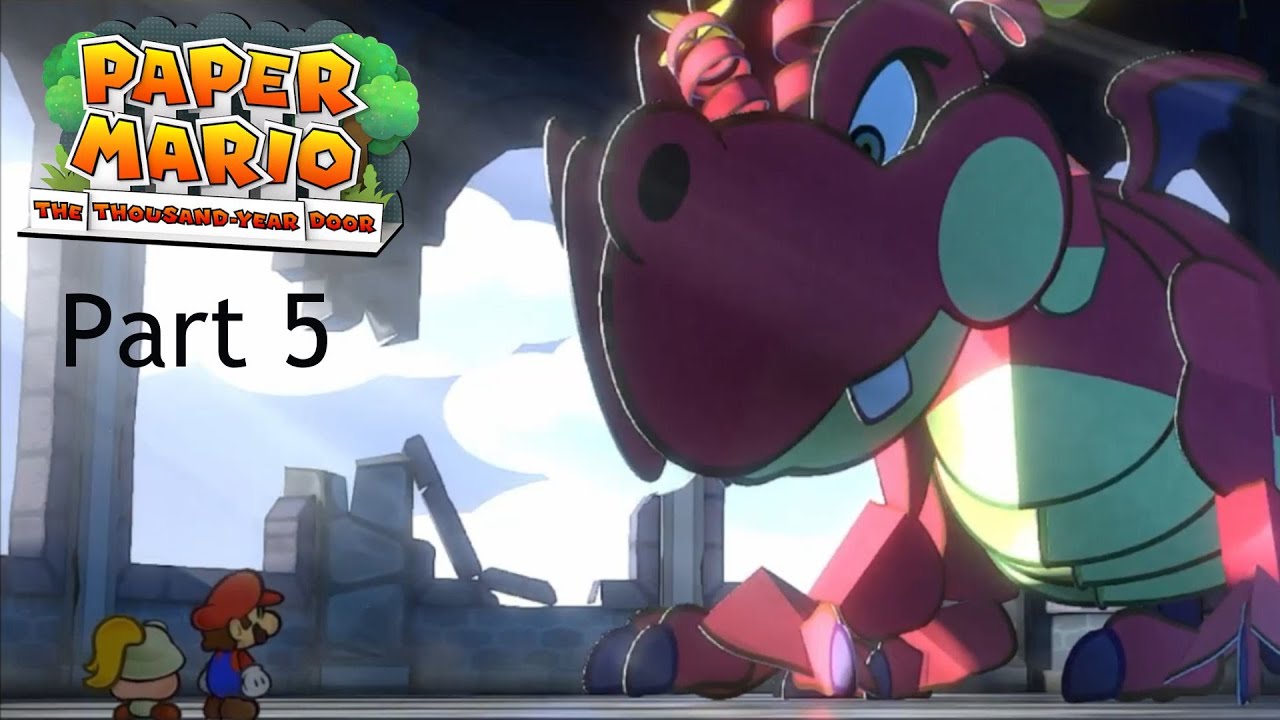 Paper Mario: The Thousand-Year Door Remake Part 5 — Fighting Hooktail ...