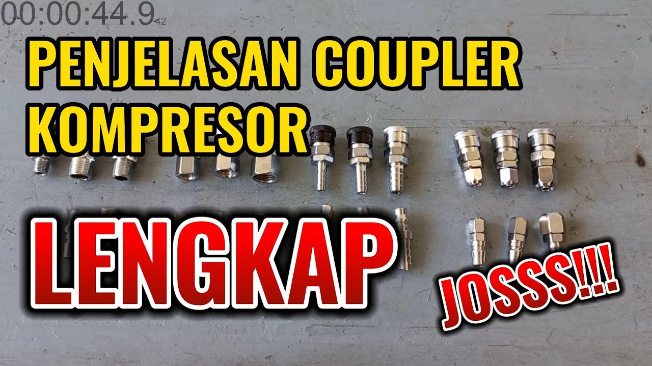 PENJELASAN LENGKAP Berbagai Macam Tipe dan Ukuran Coupler Kompresor ...