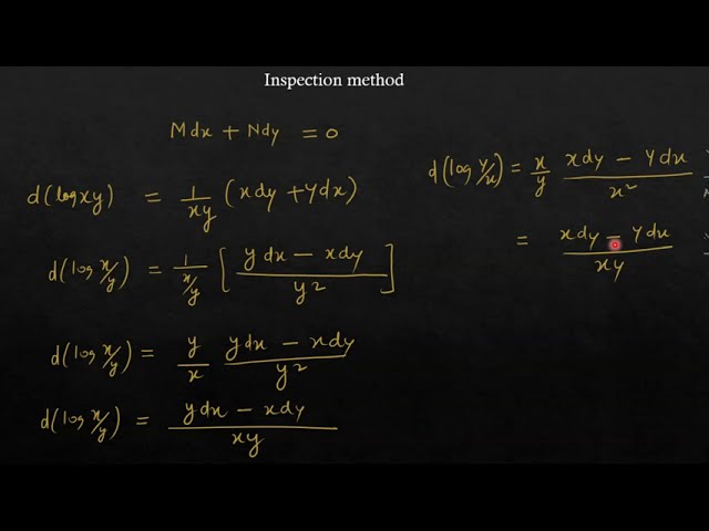 Find and by Inspection Without Using Formulas.