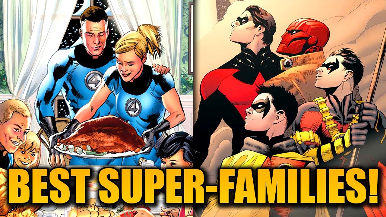 Superhero Family Cartoon