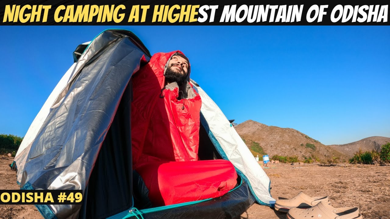 Solo night Camping At Highest Hills Of Odisha | NIGHT CAMPING at ...