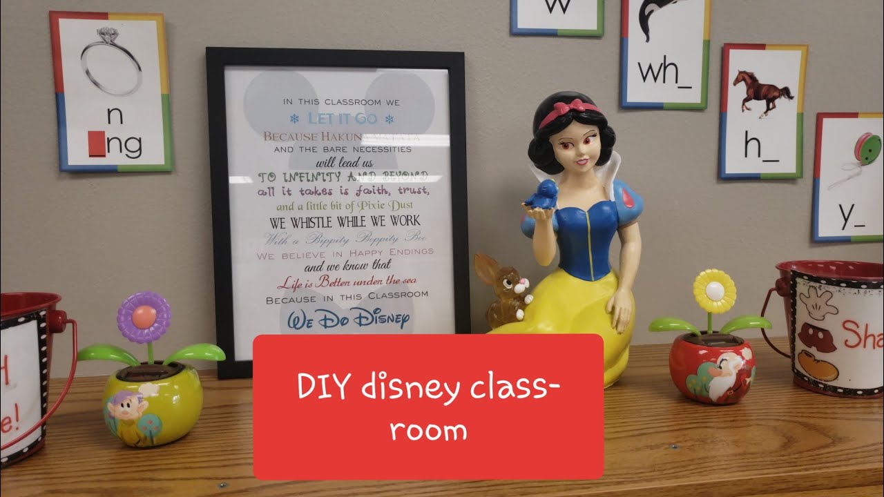 1st grade Disney classroom - YouTube