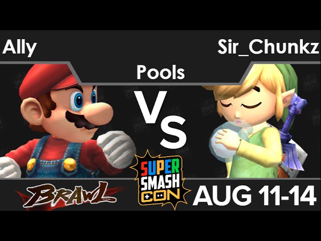 Link Vs Mario Brawl