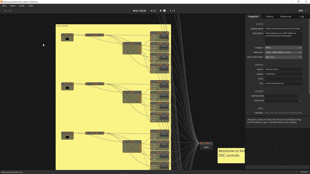 Resolume To Notch OSC Wire Patch Build Tutorial - YouTube