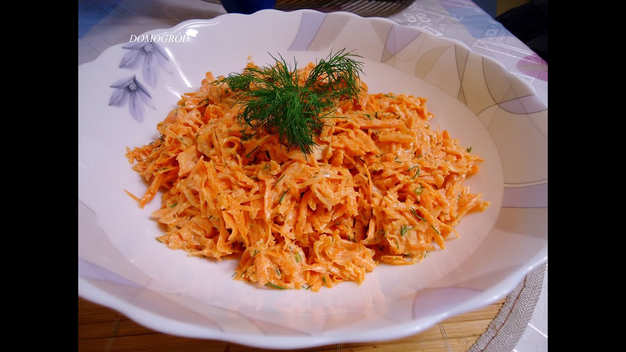 Surówka z marchewki najlepszy przepis - YouTube