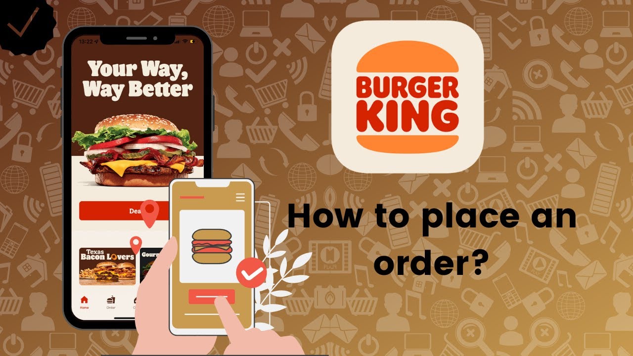 How to place an order on Burger King? - YouTube