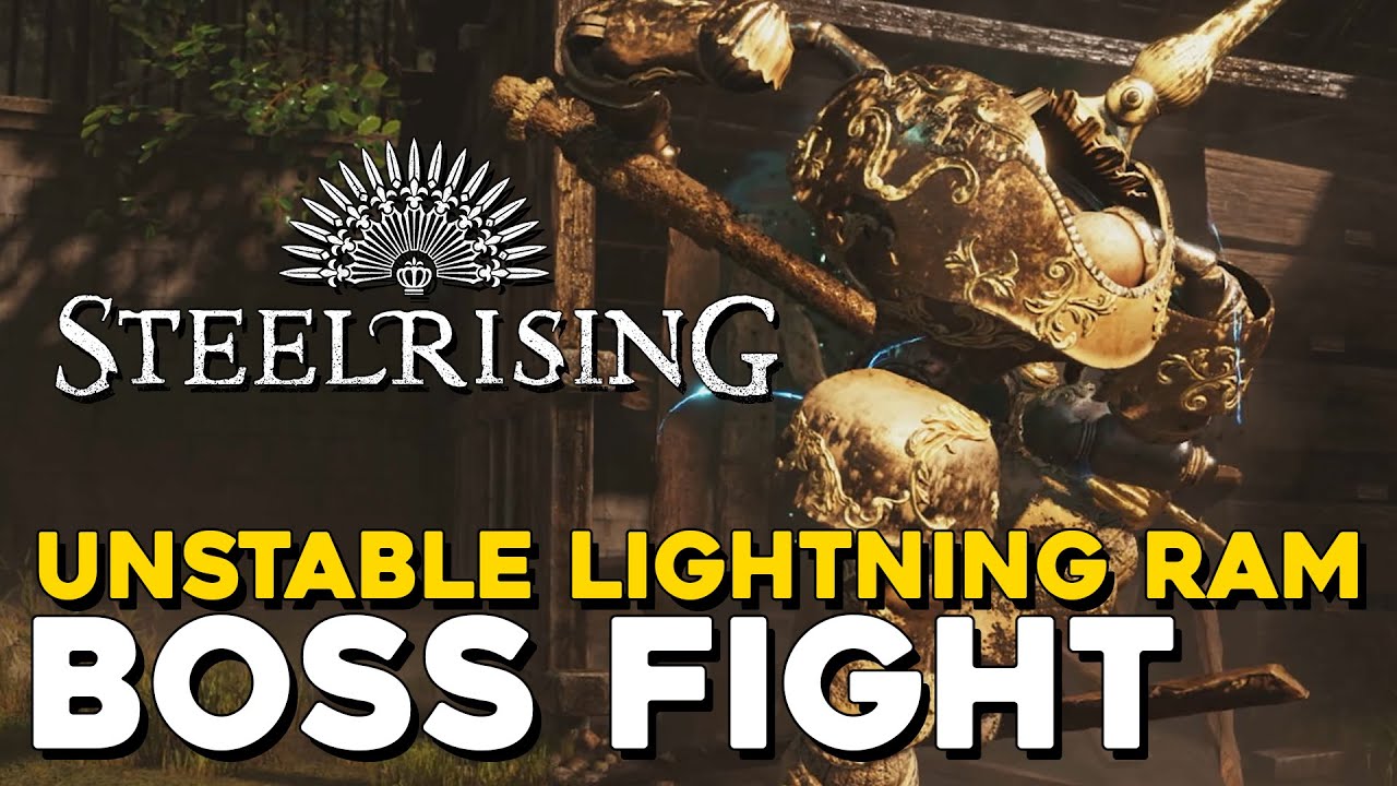 Steelrising Unstable Lightning Ram Boss Fight - YouTube