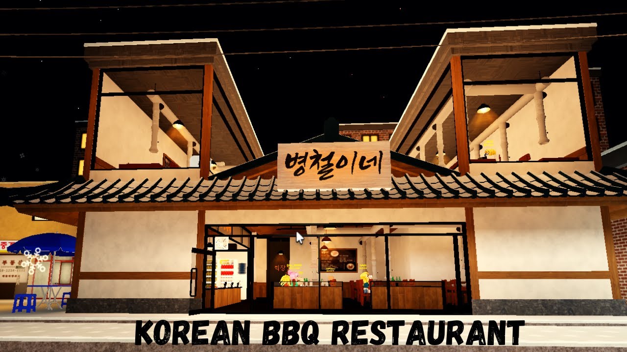 Roblox| EATING AT KOREAN BBQ RESTAURANT WITH MY SISTER - YouTube