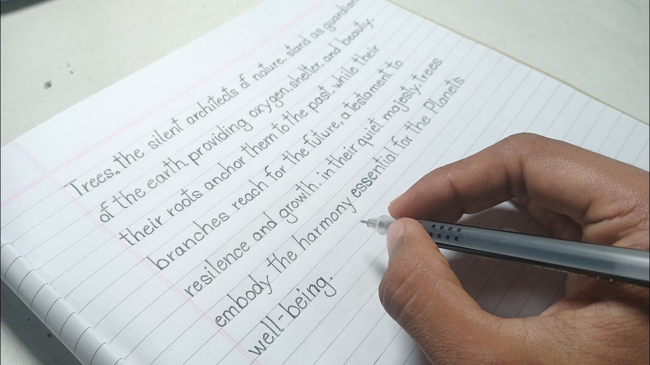 How To Grow English Handwriting Beauty | Best Handwriting Style In ...
