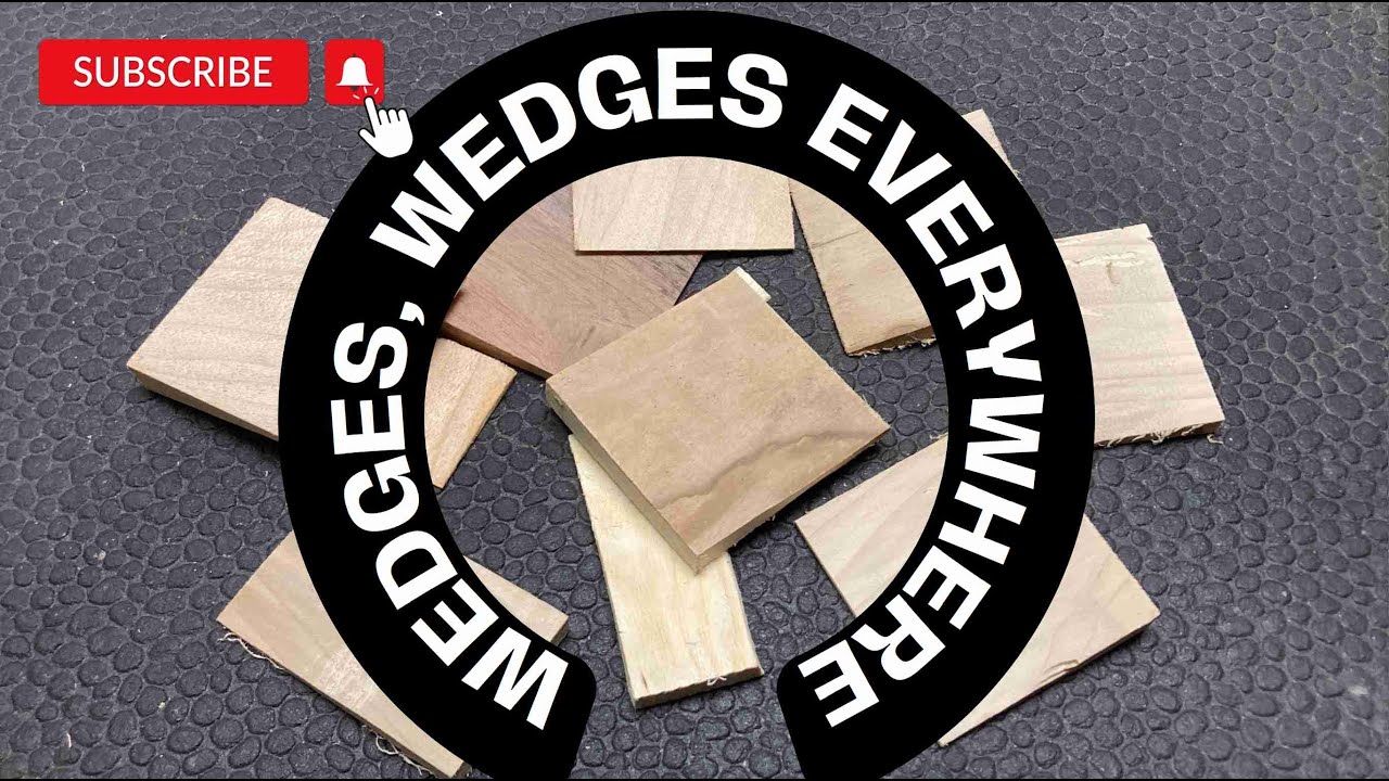 How to Make Your Own Wooden Wedges - YouTube