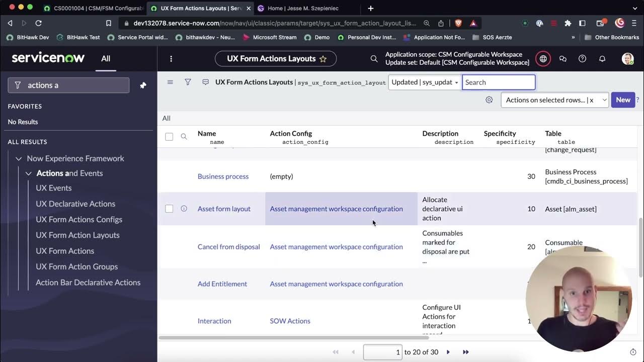 Adding a Button to a Configurable Workspace (Declarative actions / Next Experience / UI Builder ...