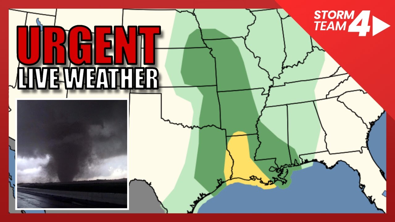 🔴 LIVE- Pre Stream Severe weather Coverage before the main event! Part ...